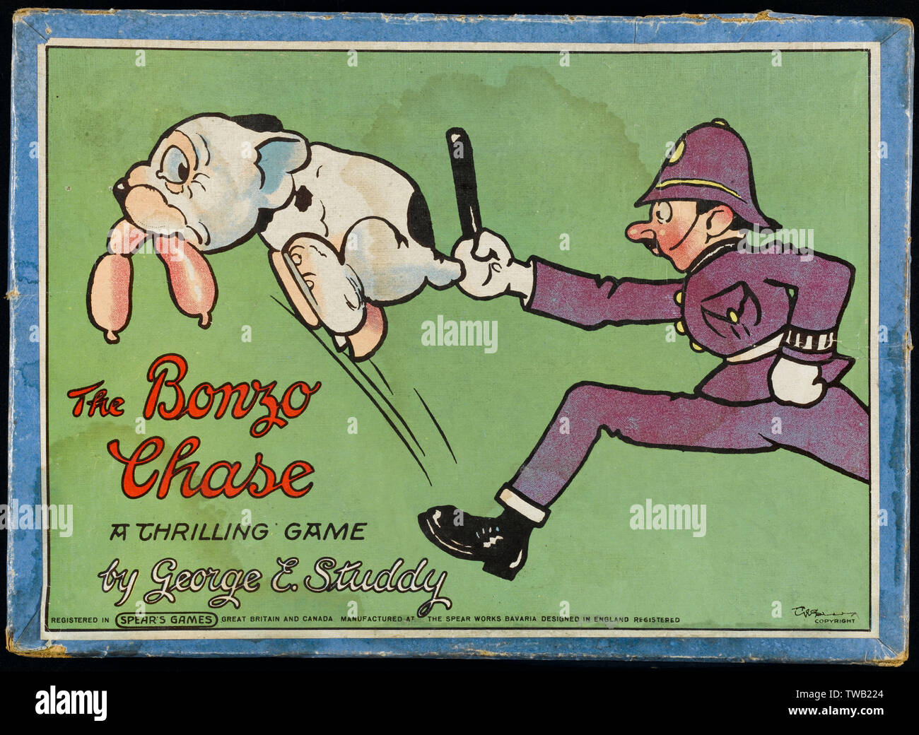 The Bonzo Chase board game Stock Photo - Alamy