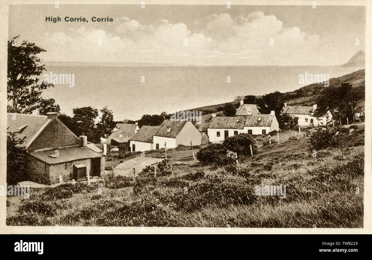 High Corrie, Corrie, Isle of Arran, Scotland Stock Photo - Alamy