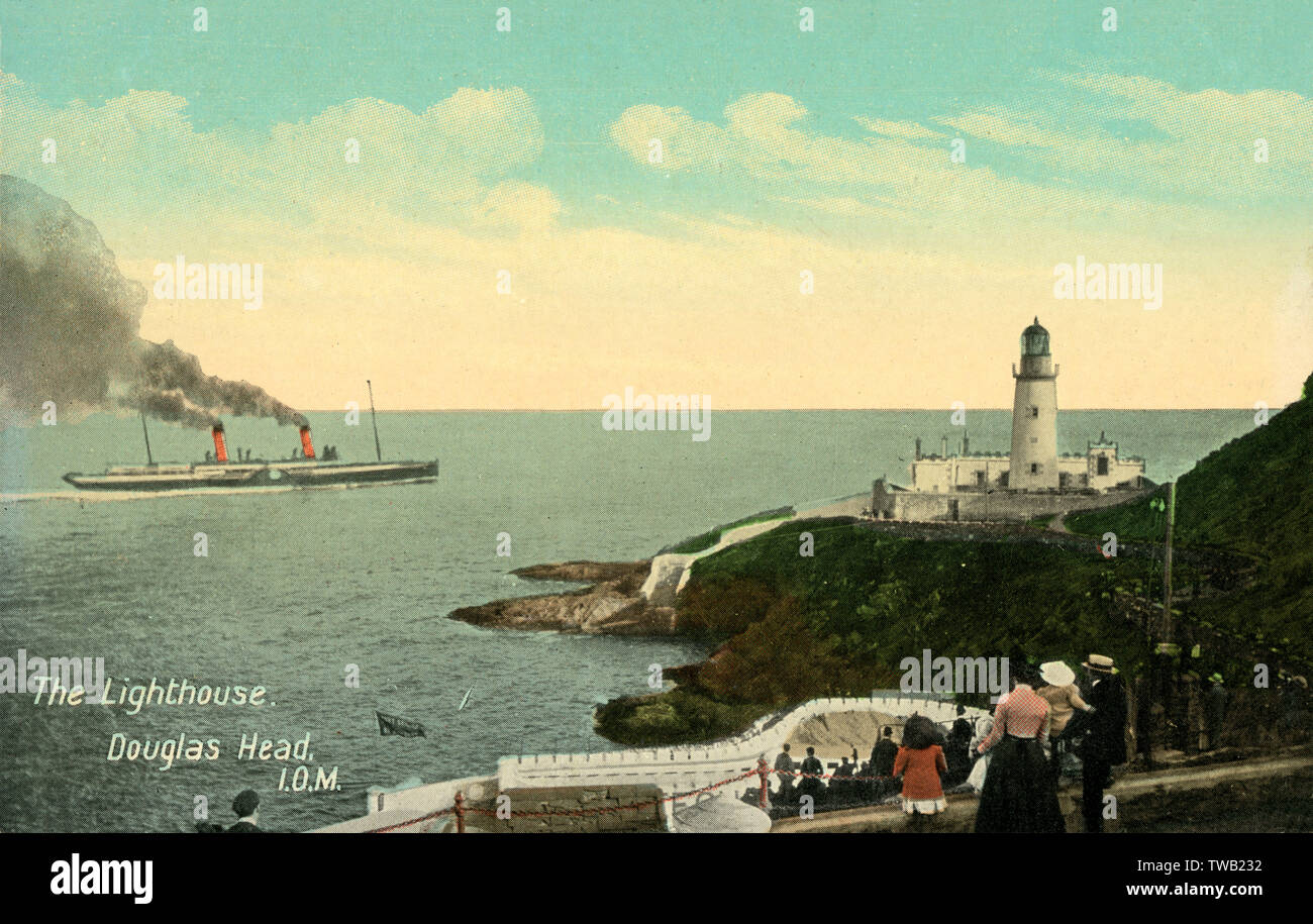 The Lighthouse, Douglas Head, Isle of Man Stock Photo - Alamy