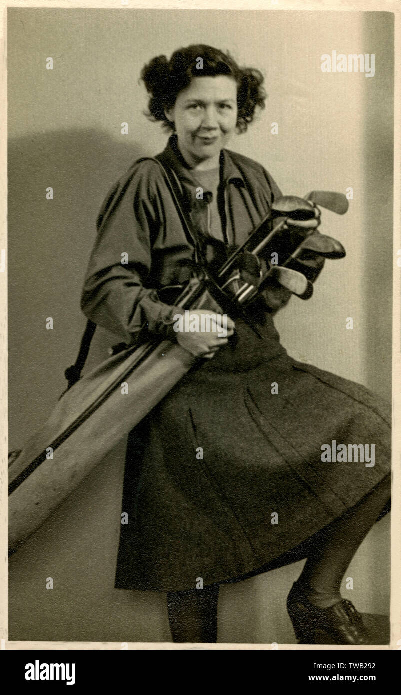 Jean Williams - Lady Golfer of the 1930s Stock Photo - Alamy