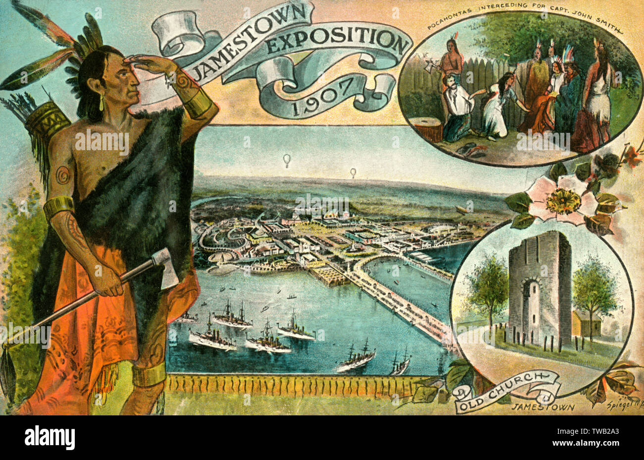 Indian virginia jamestown hi-res stock photography and images - Alamy