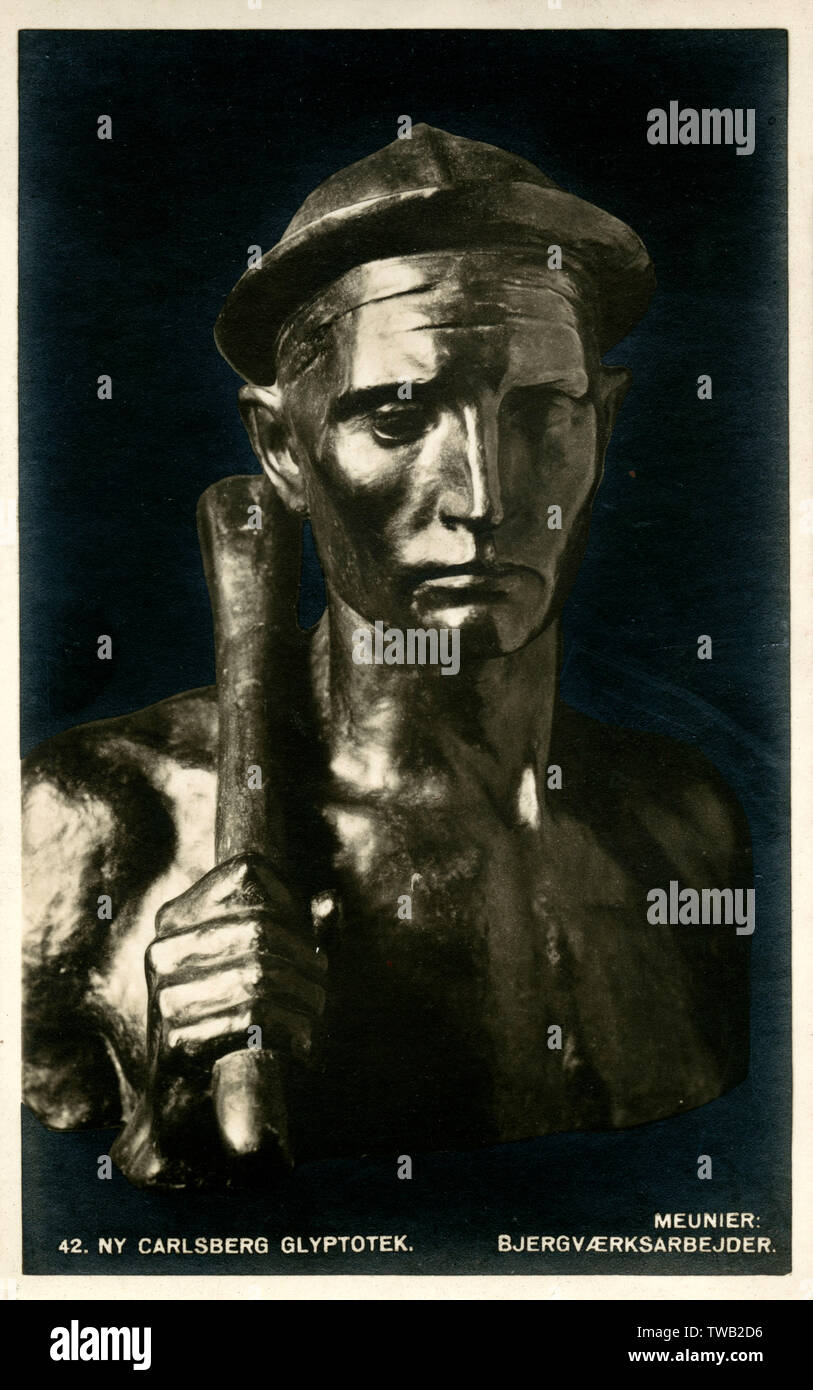 Sculpture Bust in the Carlsberg Museum, Copenhagen, Denmark Stock Photo ...