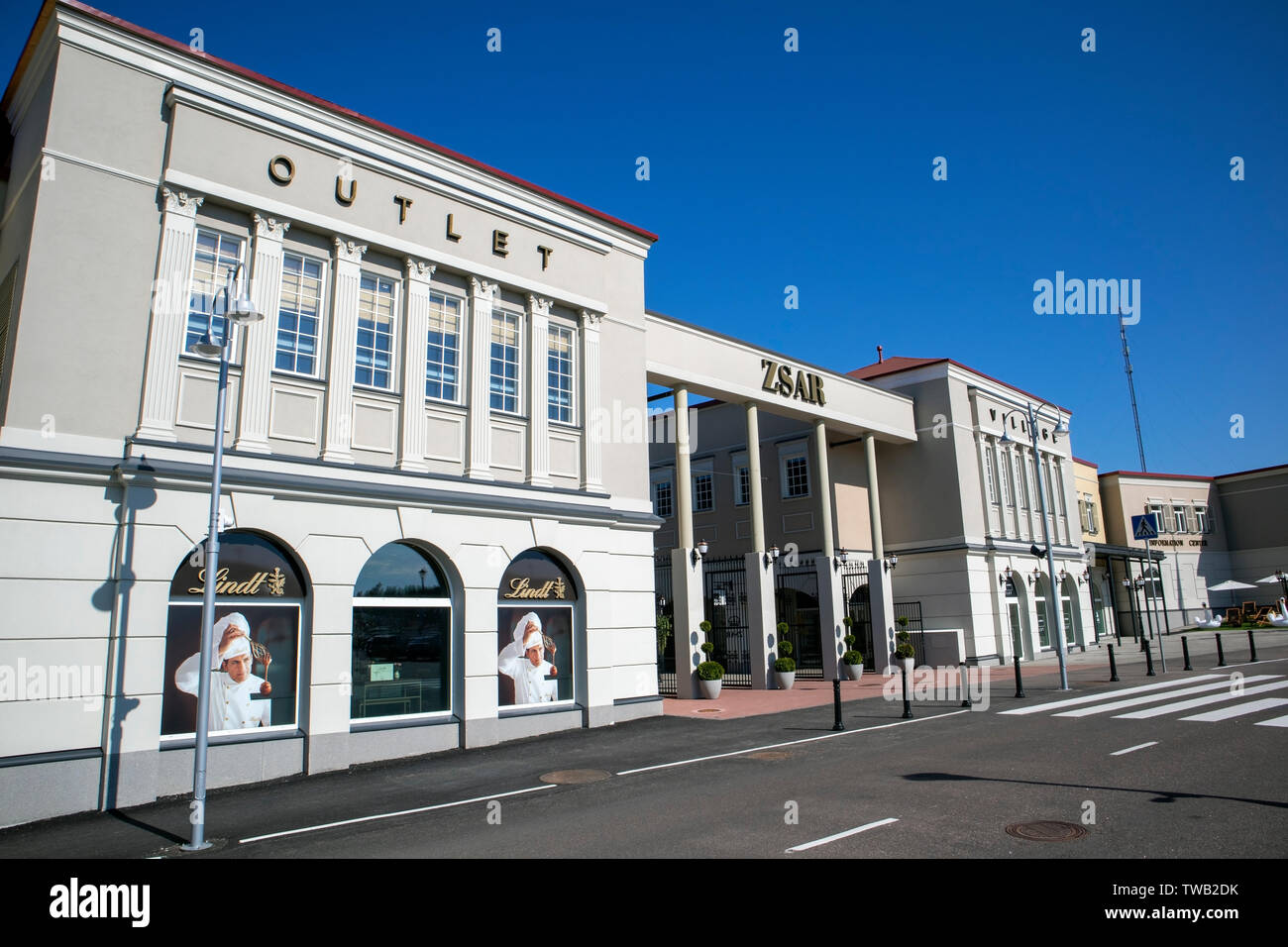 Zsar Outlet Village in Vaalimaa, Finland Stock Photo - Alamy