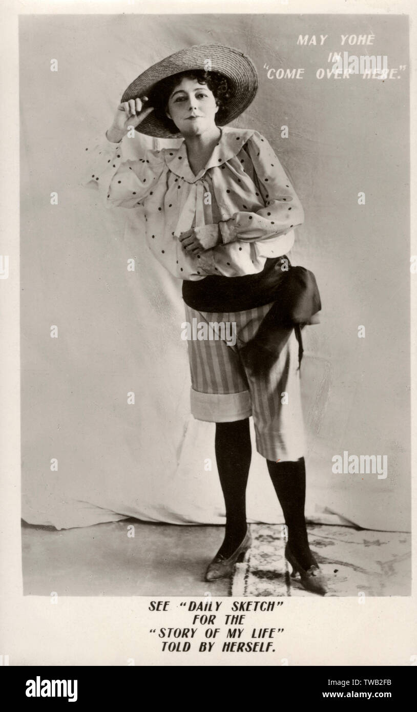 May Yohe performing as 'Little Christopher Columbus' Stock Photo - Alamy