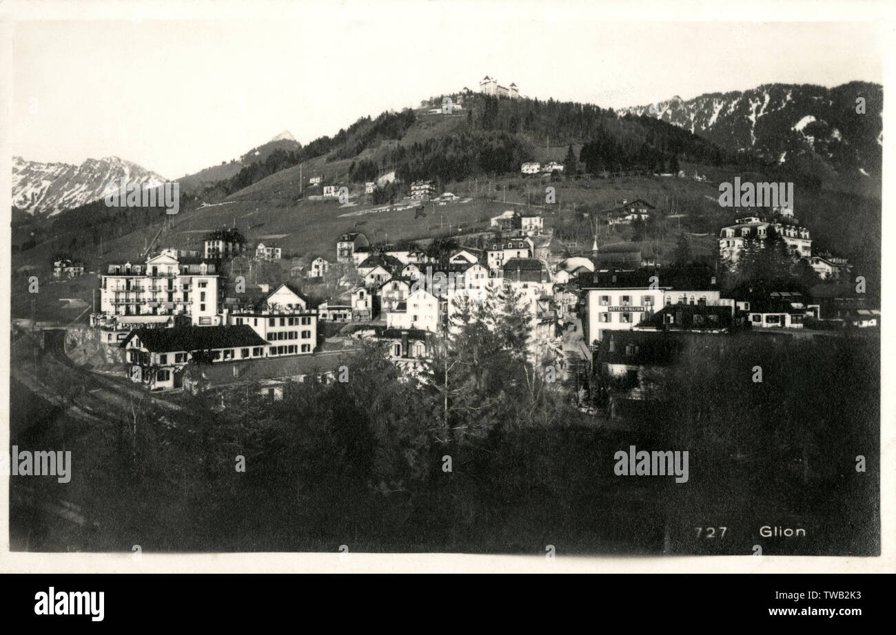 Glion swiss hi-res stock photography and images - Alamy