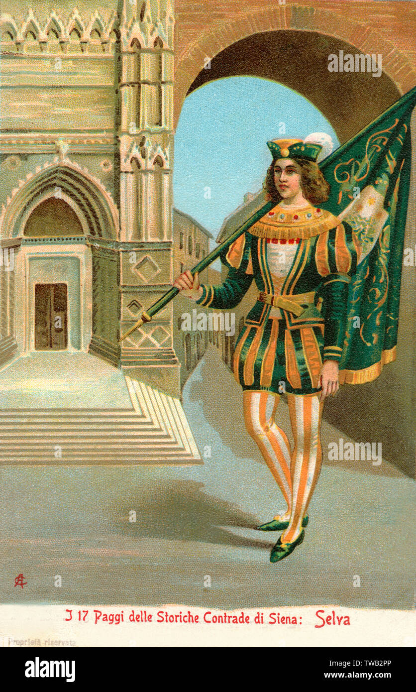 Contrada flag or banner hi-res stock photography and images - Alamy