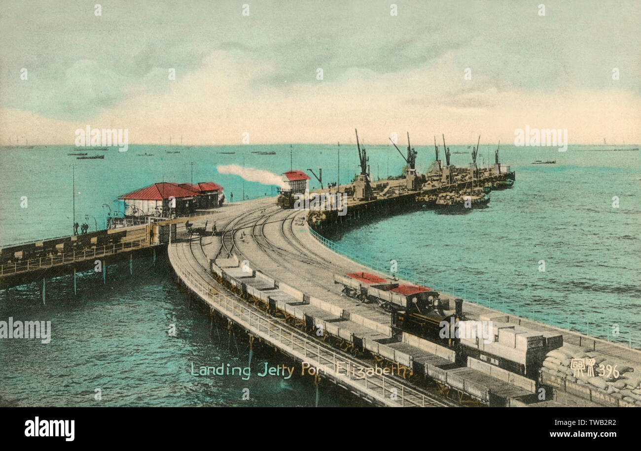 The Landing Jetty - Port Elizabeth, South Africa Stock Photo - Alamy