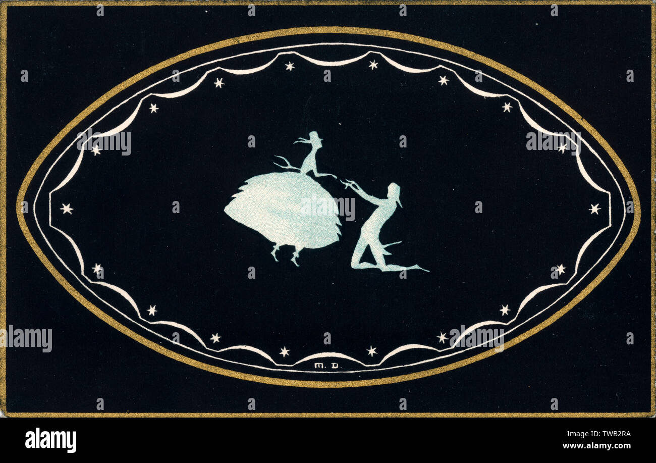 Gentleman on his knees professing his love to his beloved Stock Photo ...