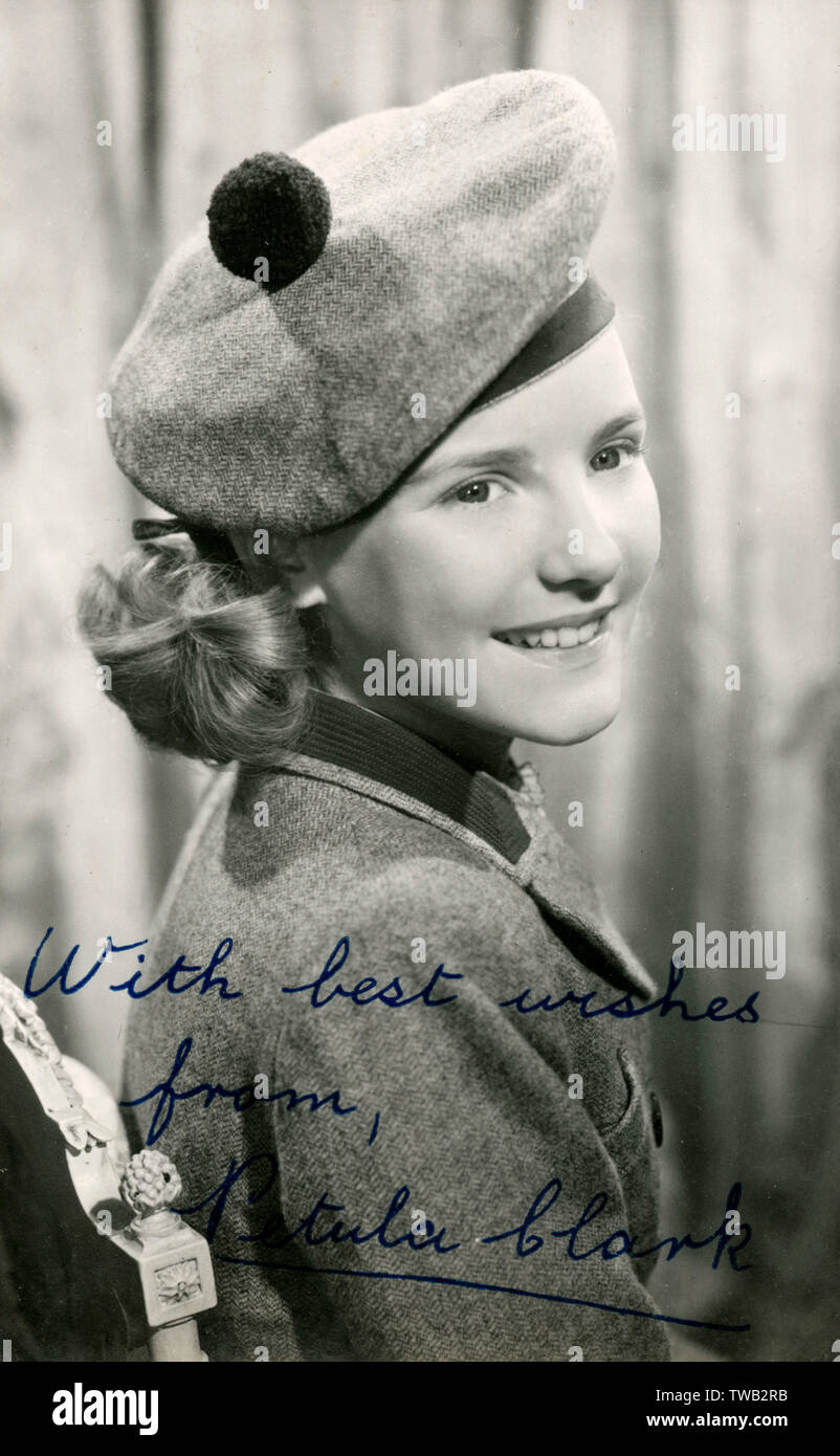 Petula Clark (1932-) - British singer, actress and composer. Pictured ...