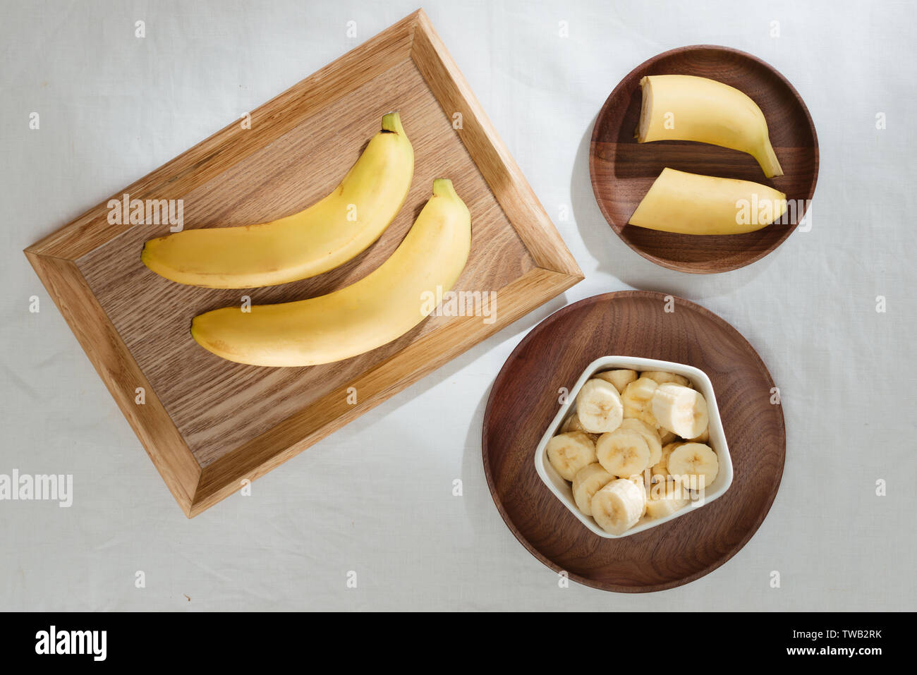 Banana pieces hi-res stock photography and images - Alamy