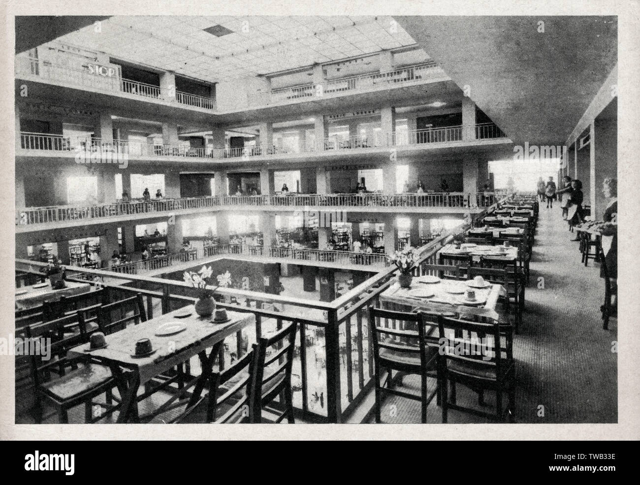 NAAFI Alexander Club, Rome, Italy - Snack Floors Stock Photo - Alamy