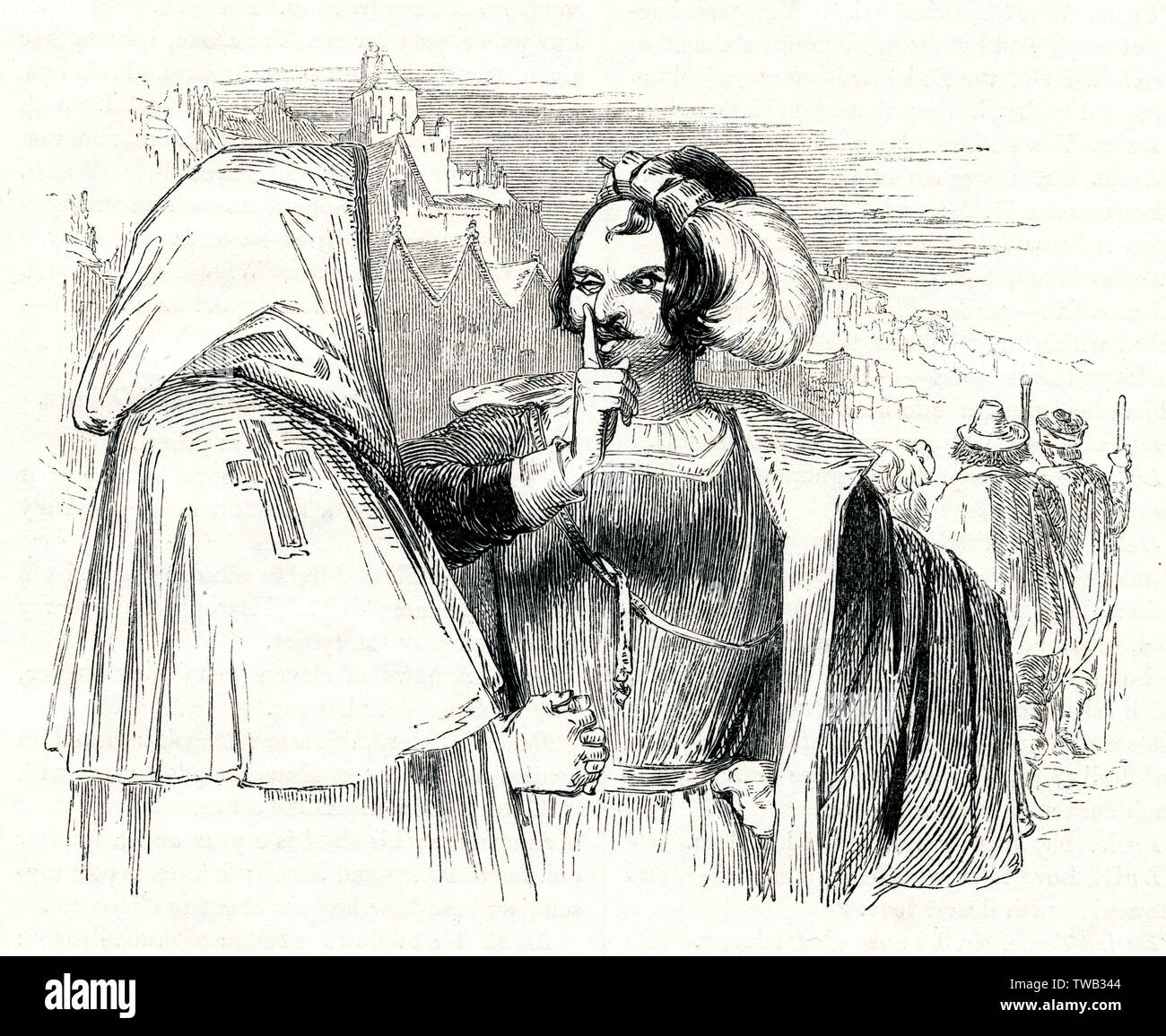 Illustration, Measure for Measure, by William Shakespeare Stock Photo ...