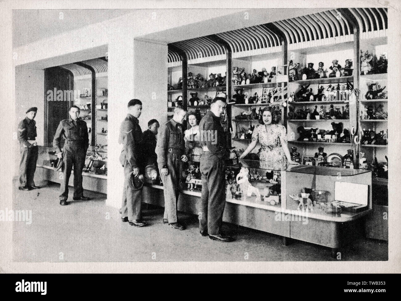 NAAFI Alexander Club, Rome, Italy - The Gift Shop Stock Photo - Alamy