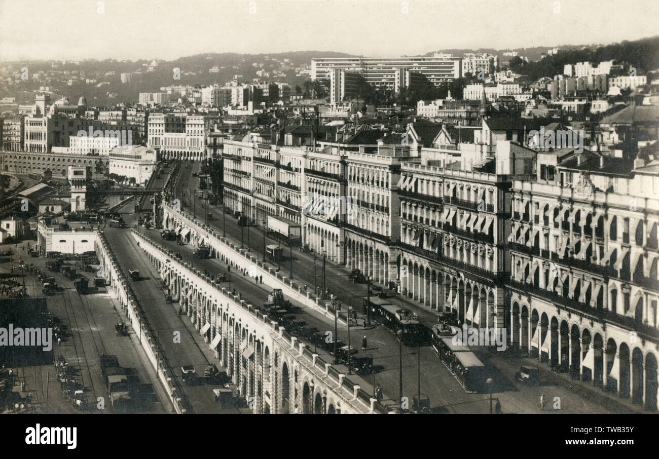 Algiers, Algeria - Waterfront Boulevards Stock Photo - Alamy