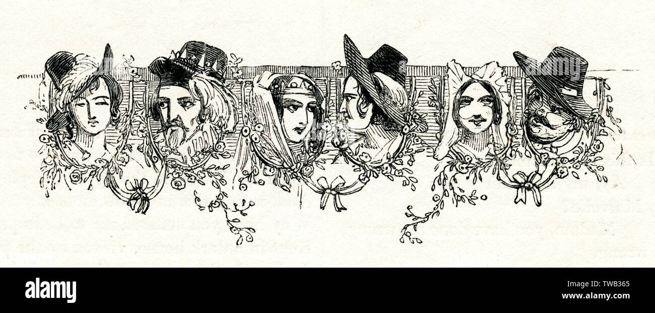 Illustration, Twelfth Night, by William Shakespeare Stock Photo - Alamy