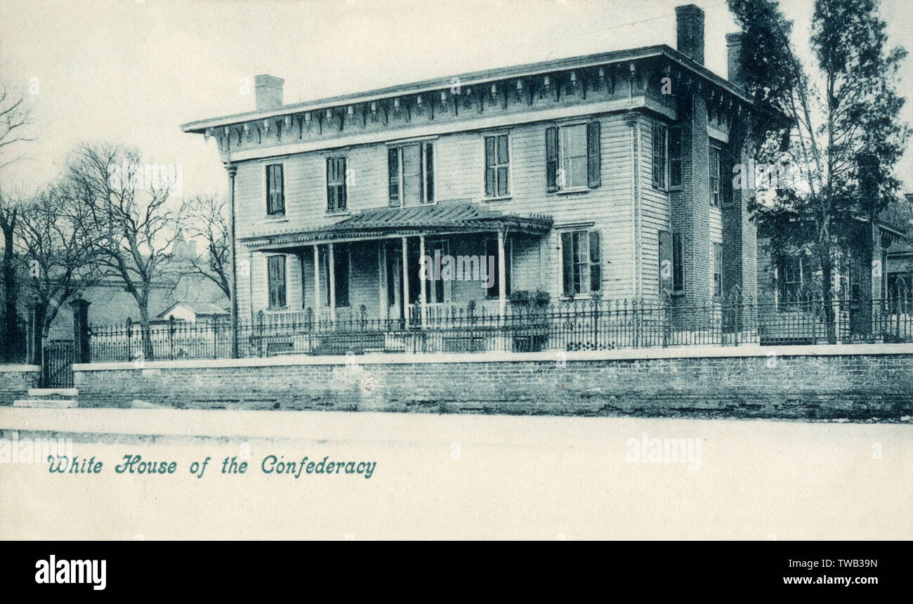 White House of the Confederacy - Montgomery, Alabama, USA Stock Photo ...
