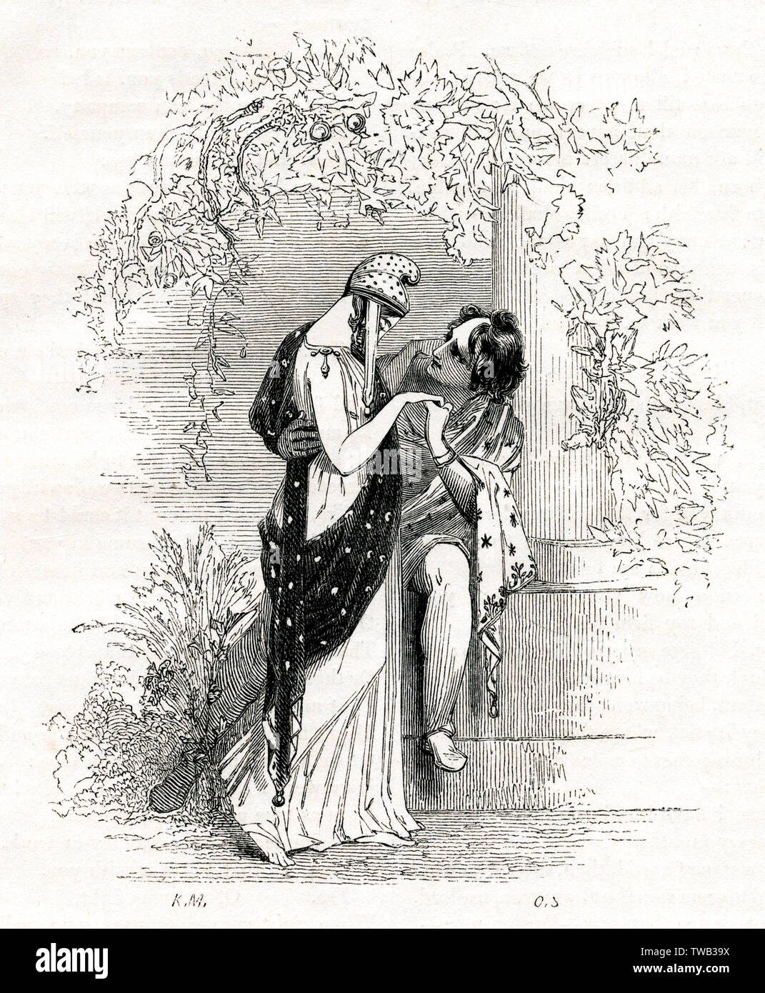 Illustration, Troilus and Cressida, by William Shakespeare Stock Photo ...