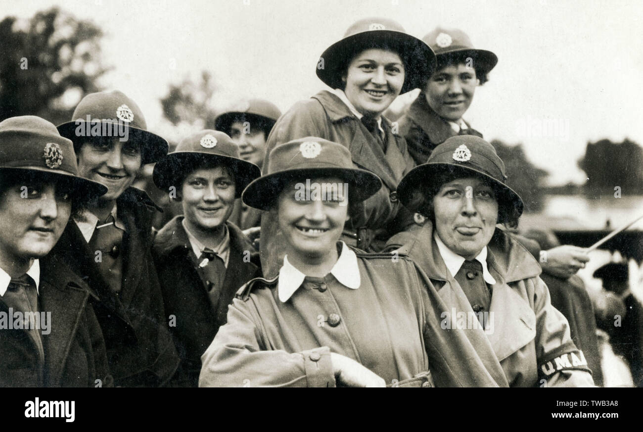 WW1 - Women of the Women's Army Auxiliary Corps Stock Photo - Alamy