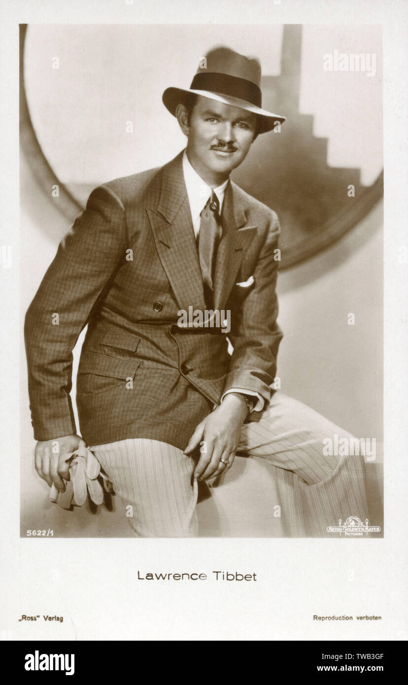 Lawrence Mervil Tibbett - American Opera Singer Stock Photo - Alamy