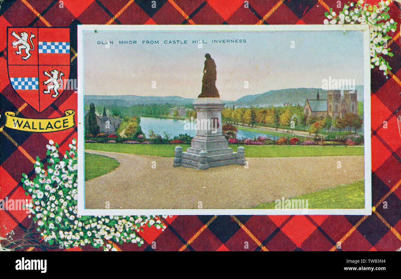 Wallace statue, Castle Hill, Inverness, Scotland Stock Photo - Alamy