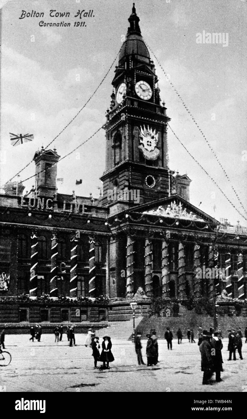 Town hall decoration Black and White Stock Photos & Images - Alamy