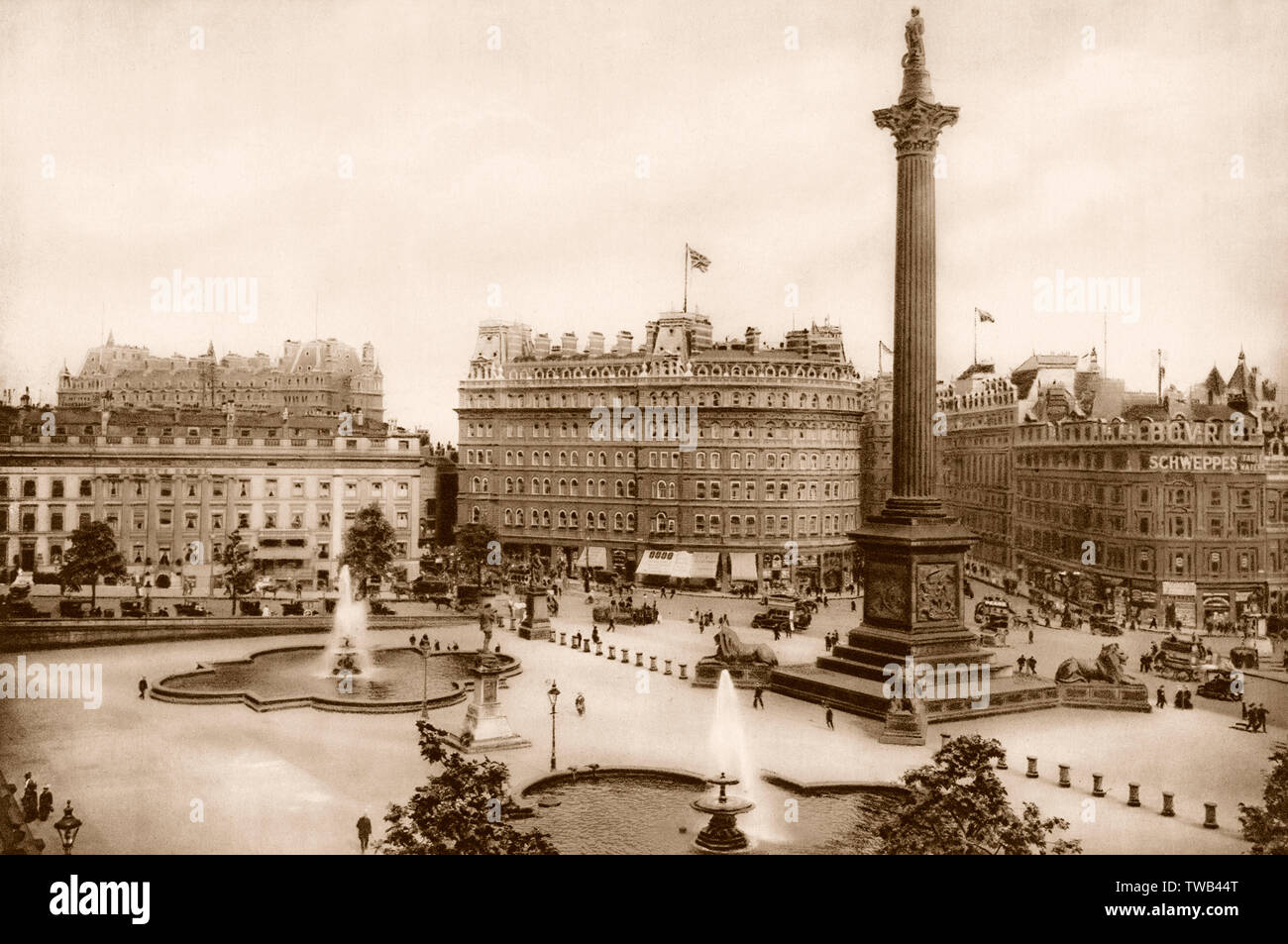 1920s london trafalgar hi-res stock photography and images - Alamy