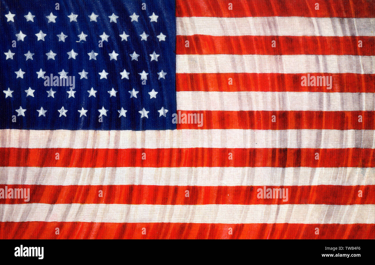 48 star usa flag hi-res stock photography and images - Alamy
