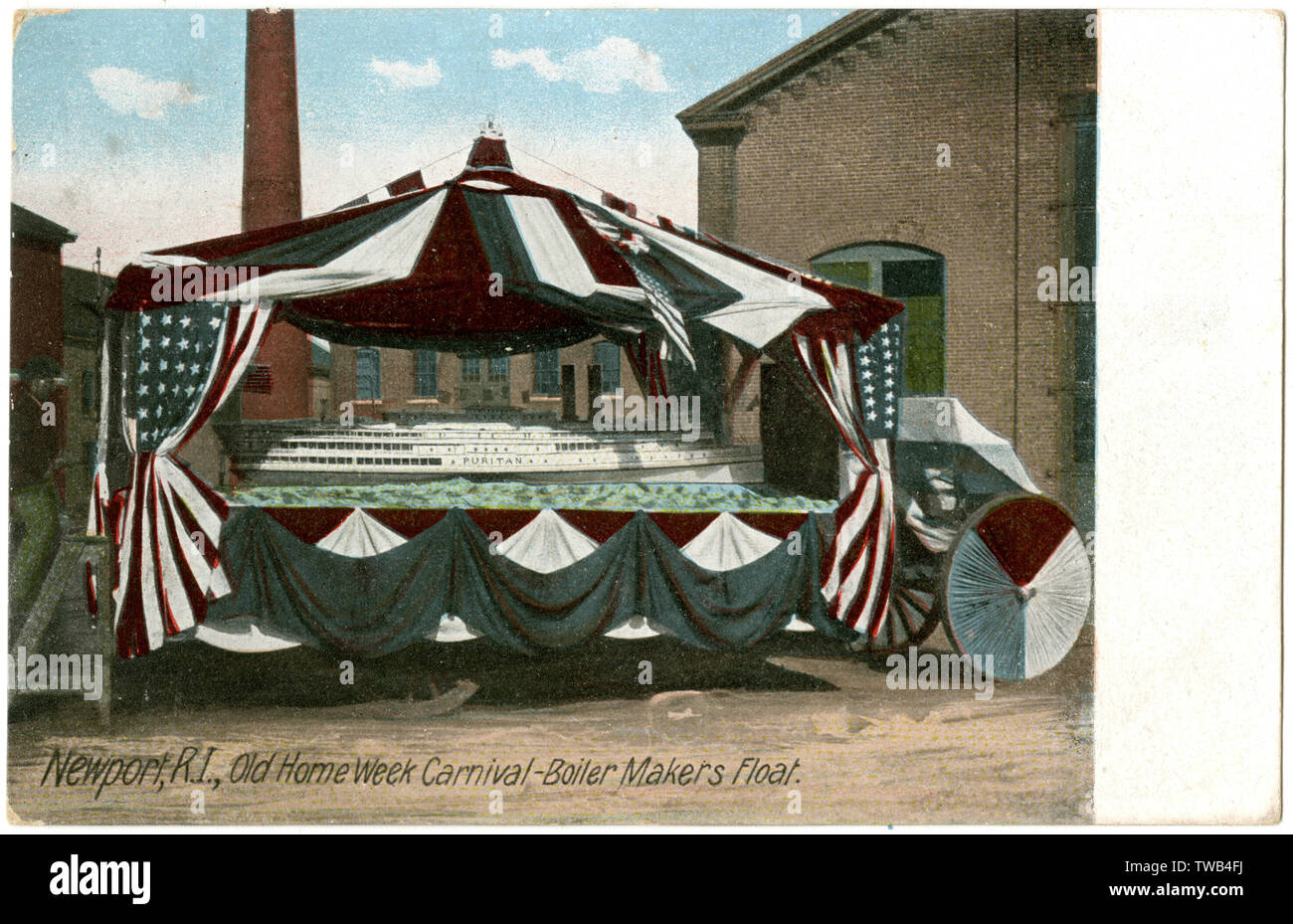 Carnival float, Newport, Rhode Island, USA Stock Photo - Alamy