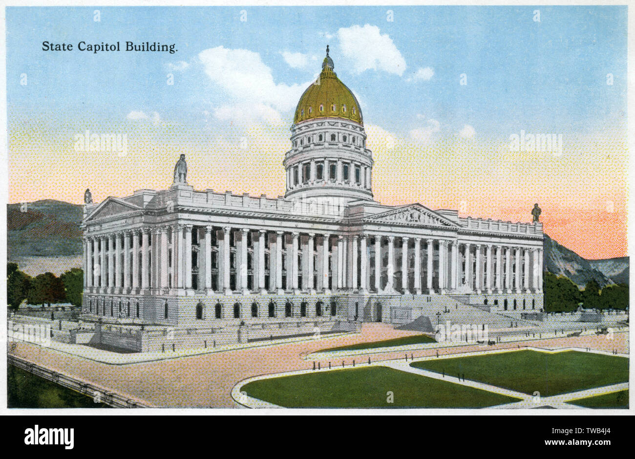 Utah state capitol building salt hi-res stock photography and images ...