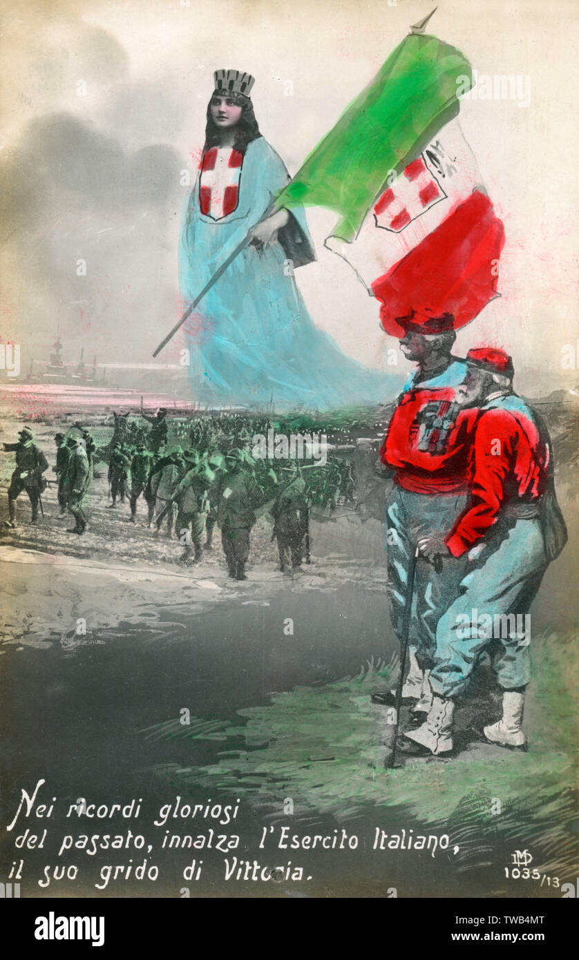 Italy war wwi flag hi-res stock photography and images - Alamy