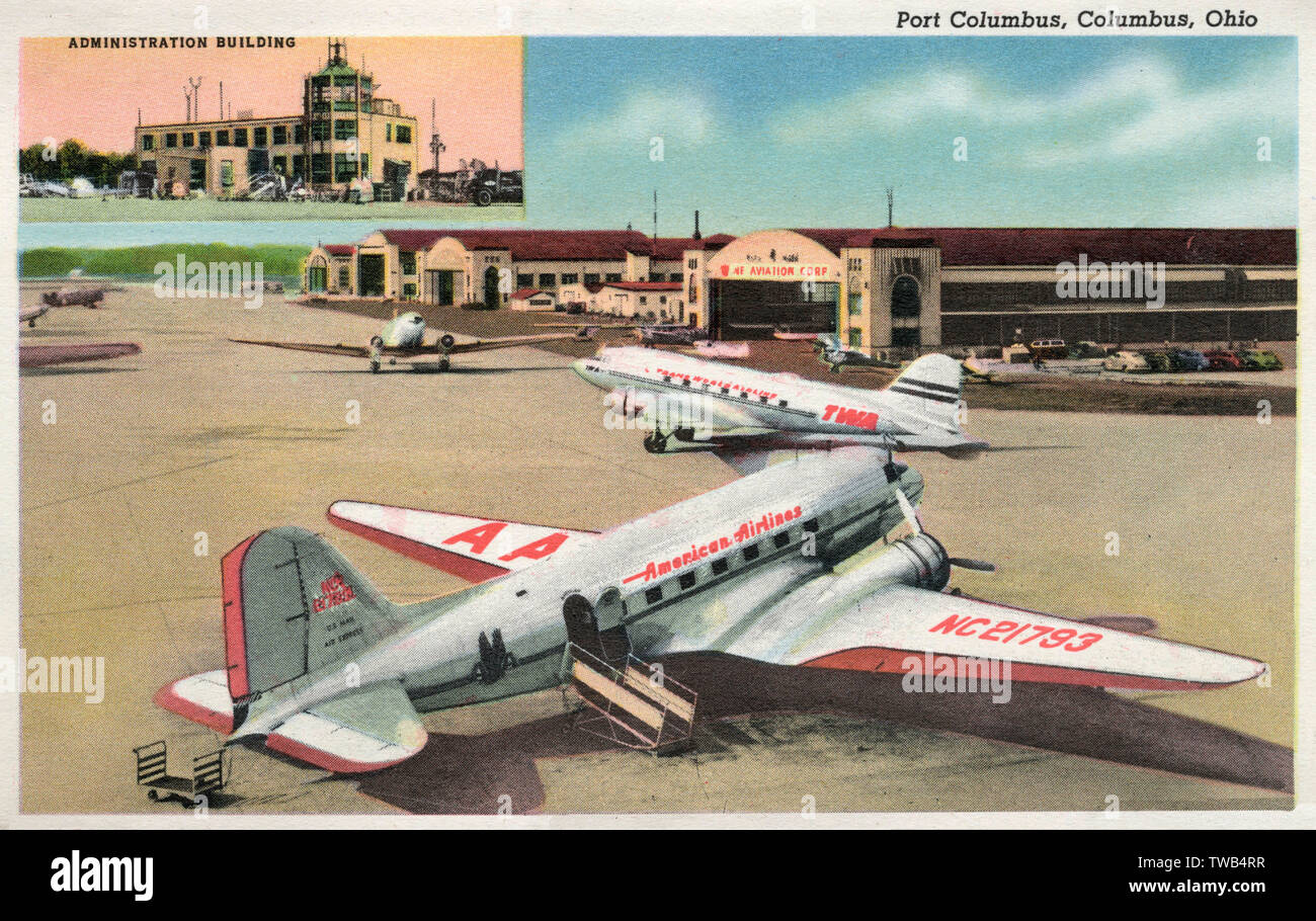 Port Columbus Airport, Columbus, Ohio, USA Stock Photo - Alamy