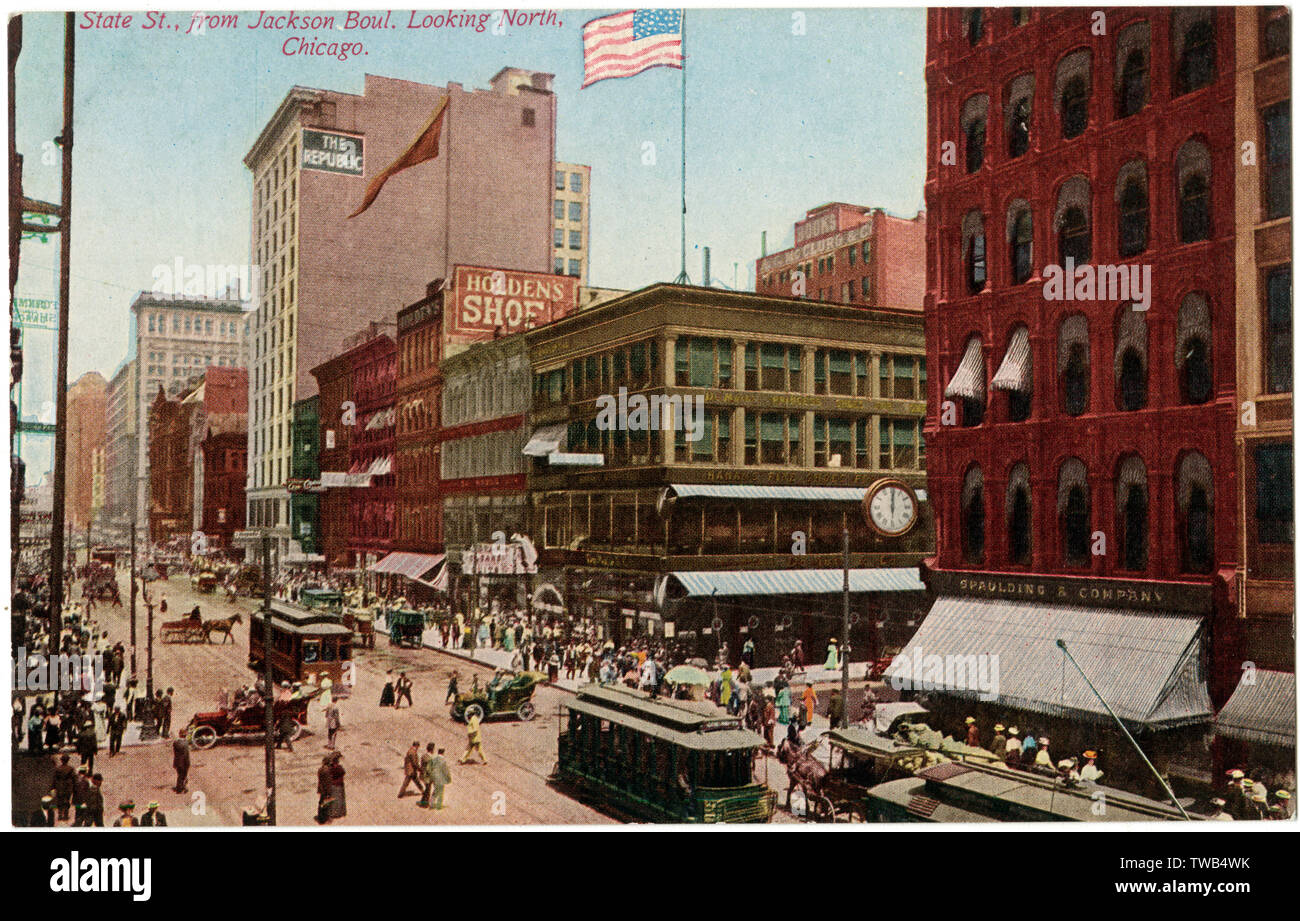 Chicago street and people hi-res stock photography and images - Alamy