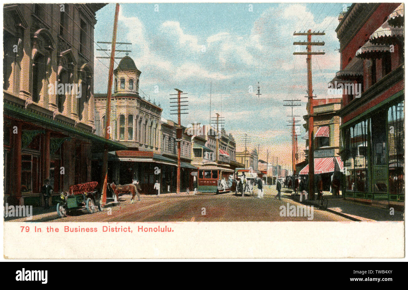 King Street, Honolulu, Hawaii, USA Stock Photo - Alamy