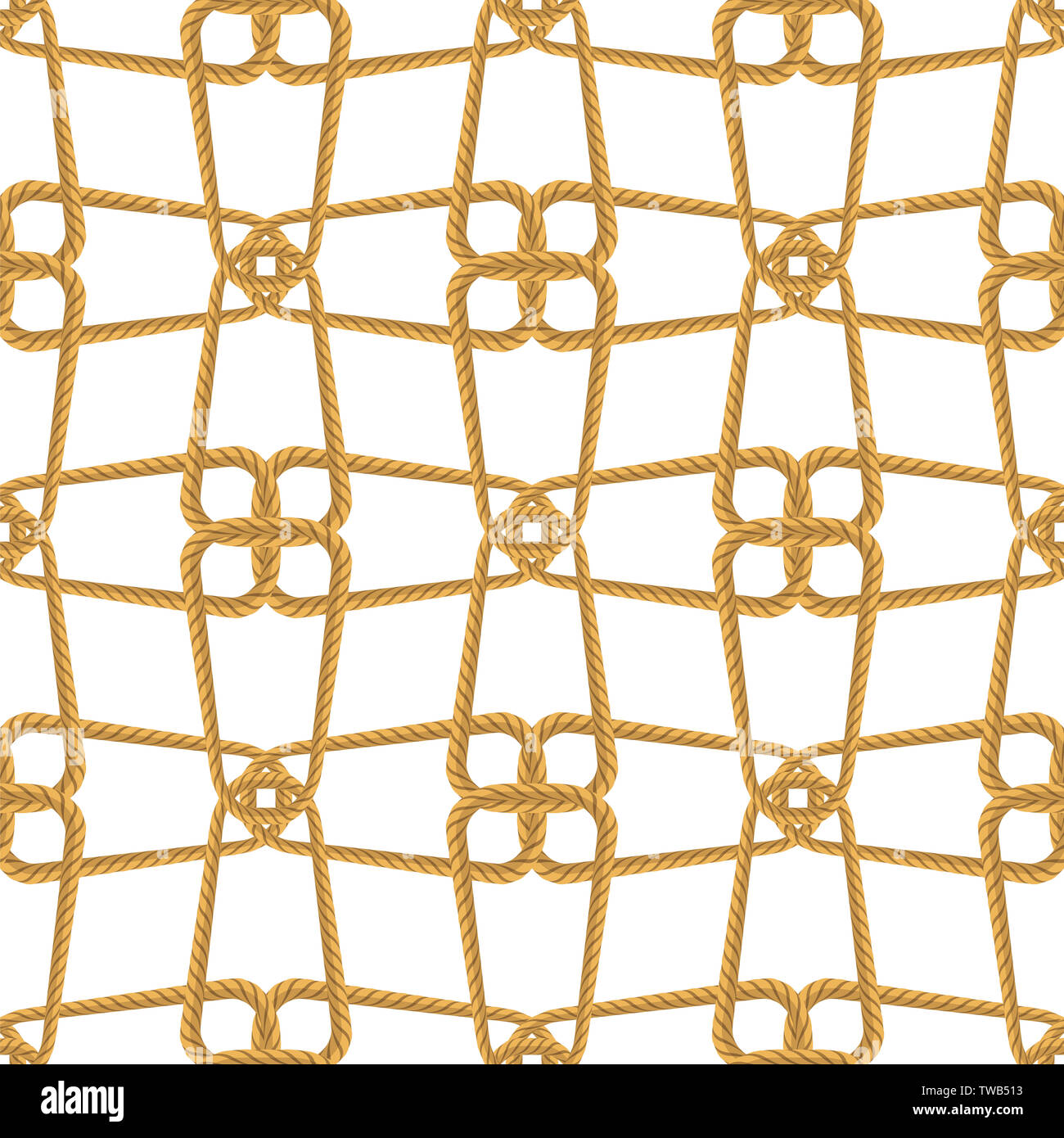 Rope Seamless Pattern Stock Photo - Alamy