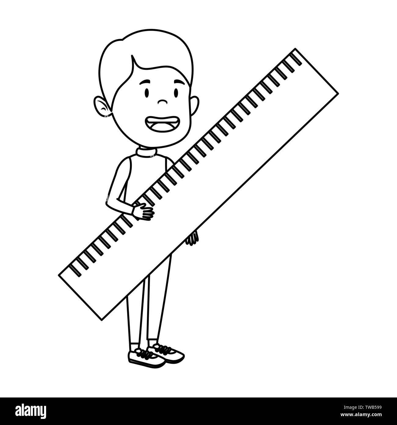 Schoolboy math Stock Vector Images - Alamy