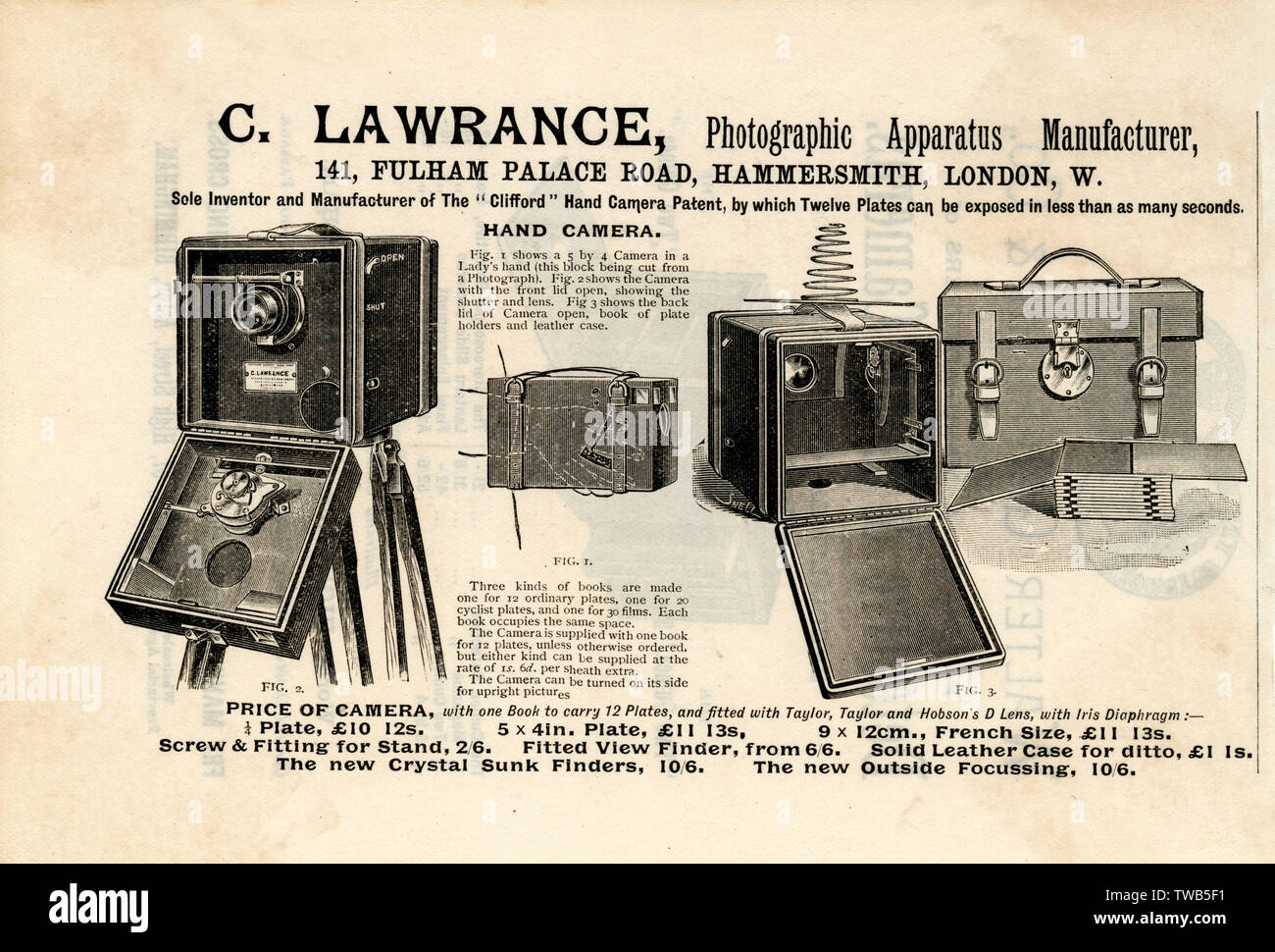 Photographic camera 19th century hi-res stock photography and images ...