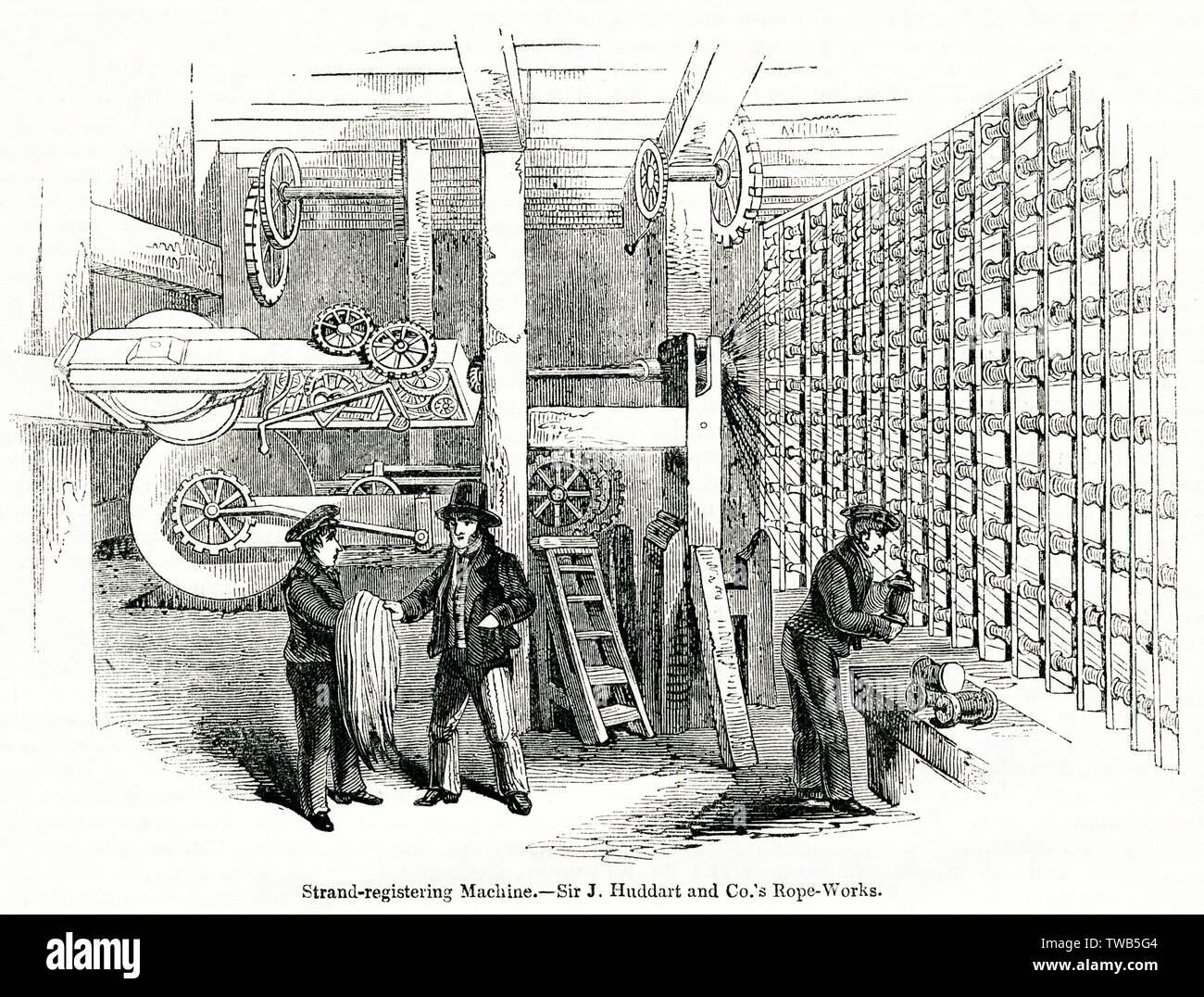 Working people 1840s hi-res stock photography and images - Alamy