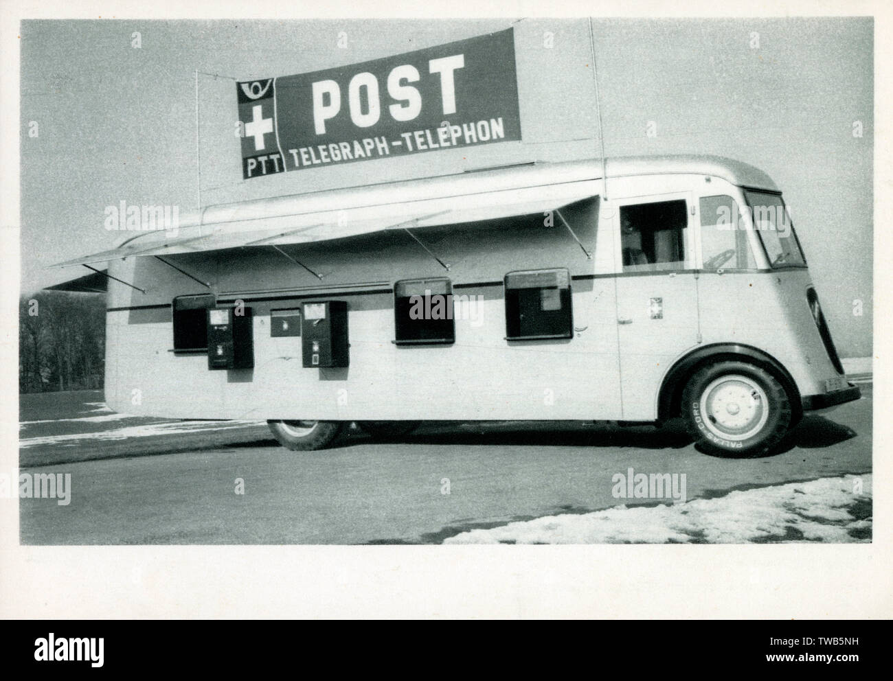 Swiss Mobile Post Office Stock Photo - Alamy