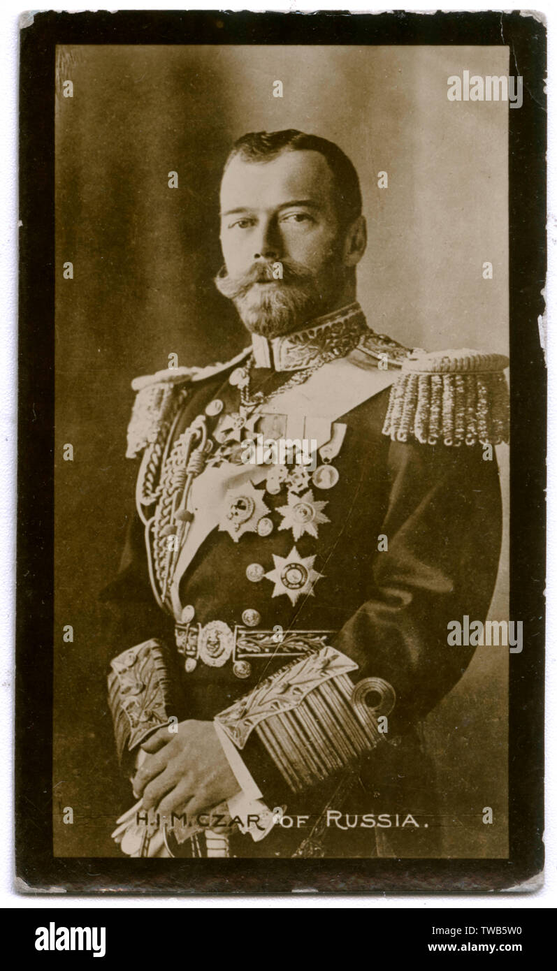 Tsar Nicholas II of Russia Stock Photo - Alamy