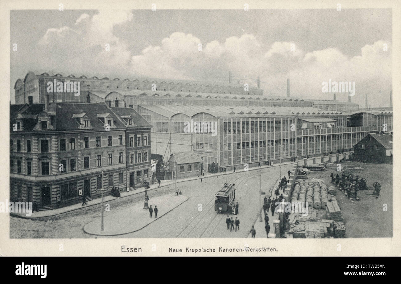 Krupp factory 1900s hi-res stock photography and images - Alamy