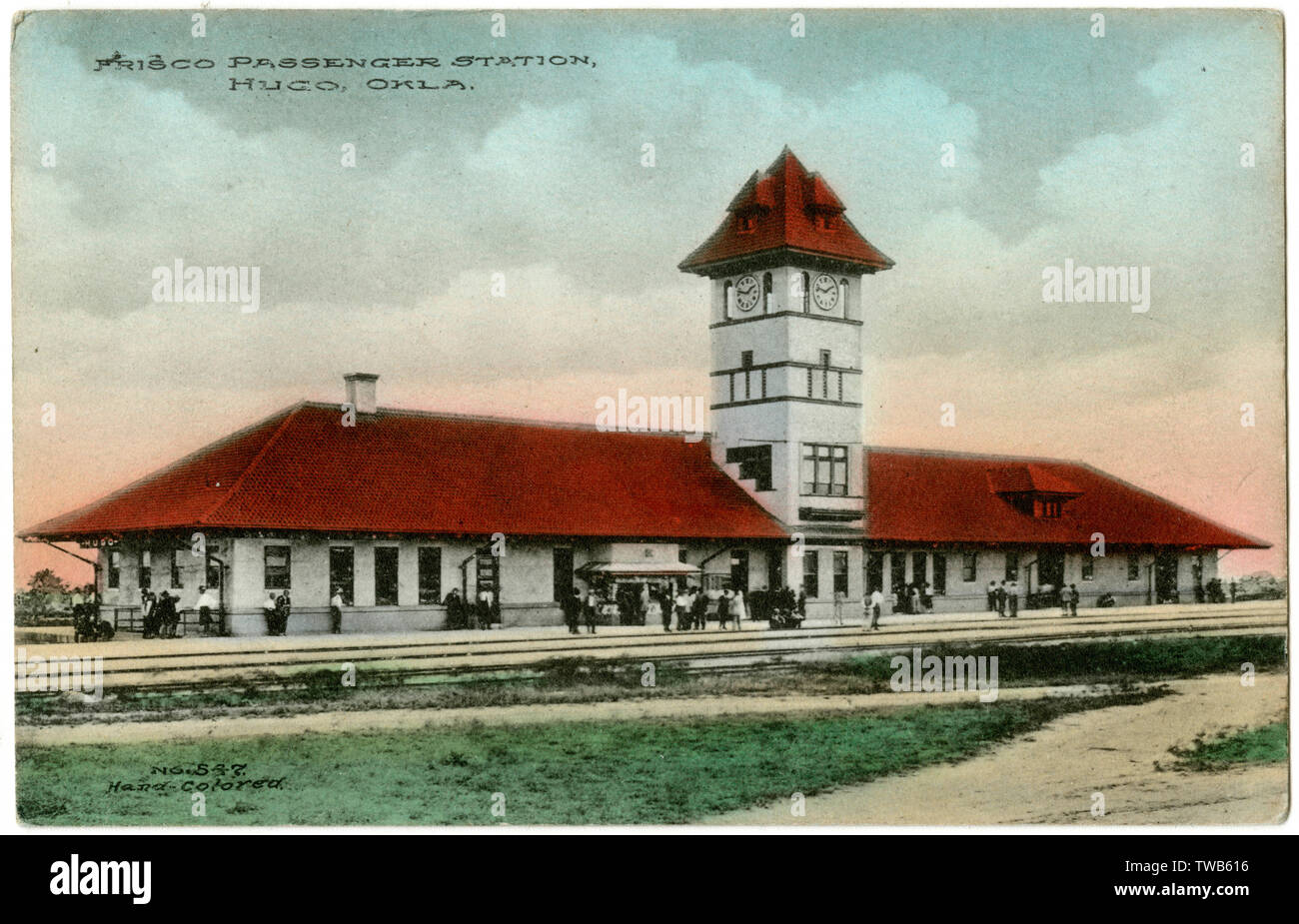 Frisco railroad station, Hugo, Oklahoma, USA Stock Photo - Alamy