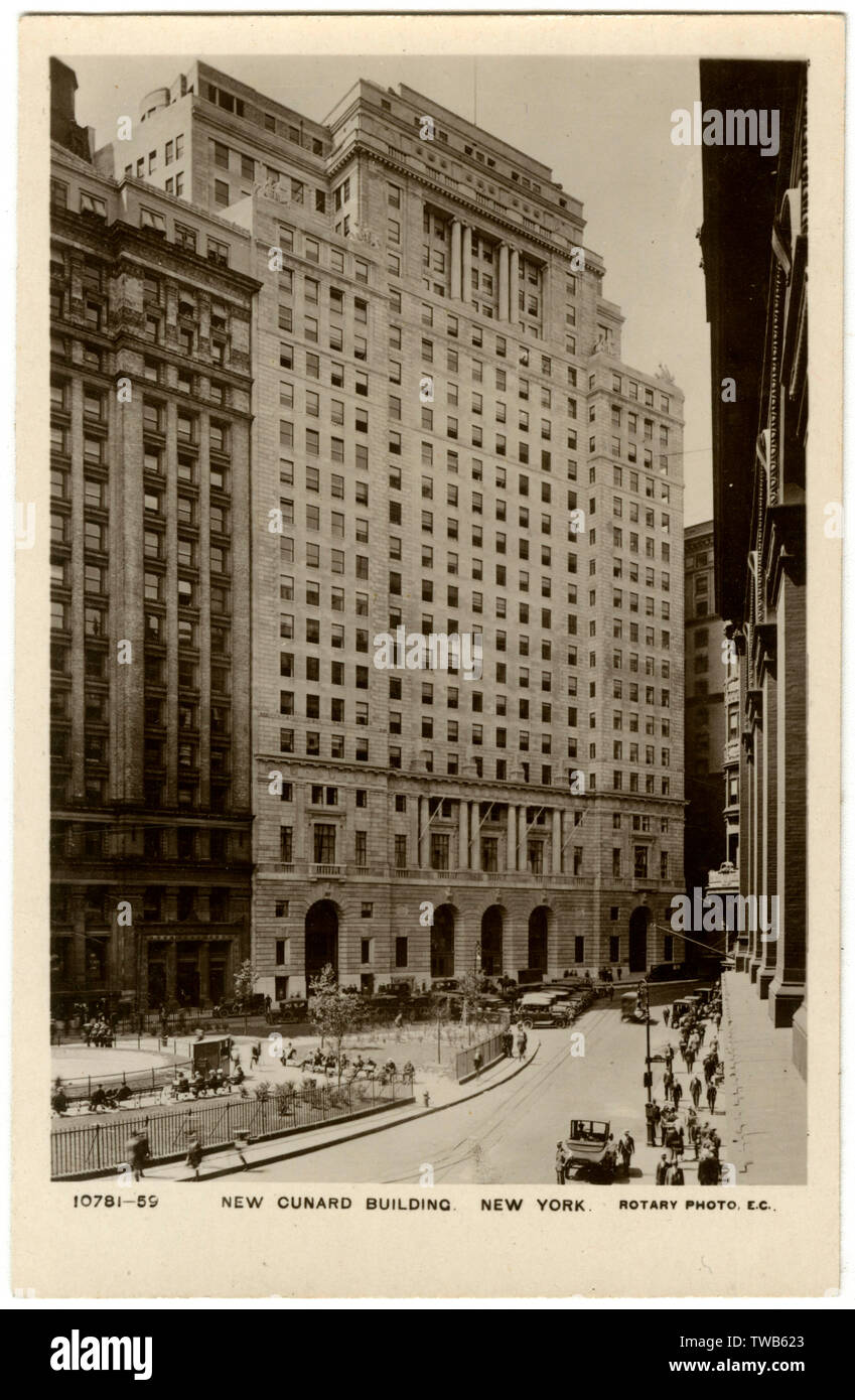 New Cunard Building, Broadway, New York City, USA Stock Photo - Alamy