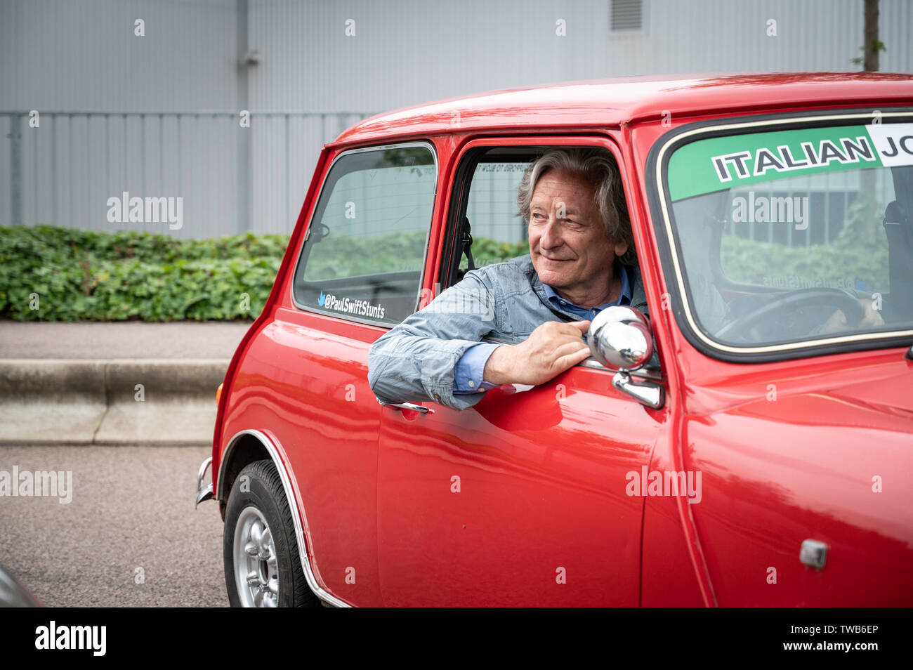 Mini plant, Oxford, UK. 19th June, 2019. Tribute to the Italian Job ...