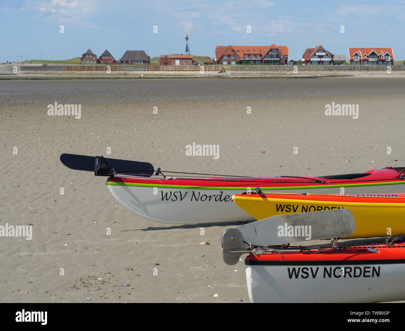 the german Island of baltrum Stock Photo - Alamy