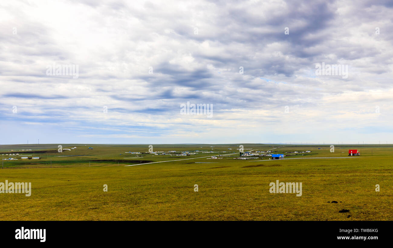 Hulunbuir Bayan Hushuo Mongolian tribe, Inner Mongolia Stock Photo - Alamy