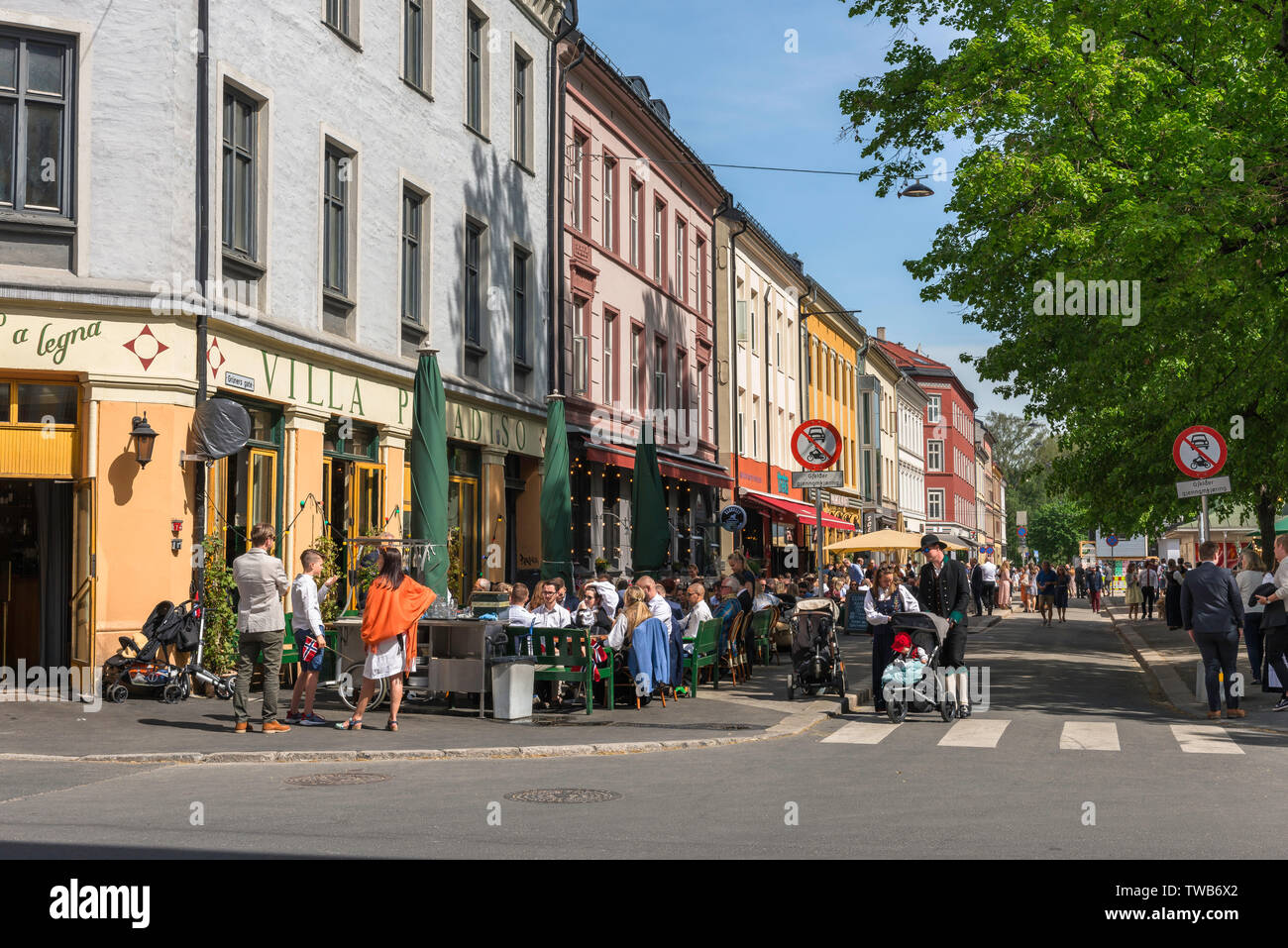 Grunerlokka oslo cafe hi-res stock photography and images - Alamy