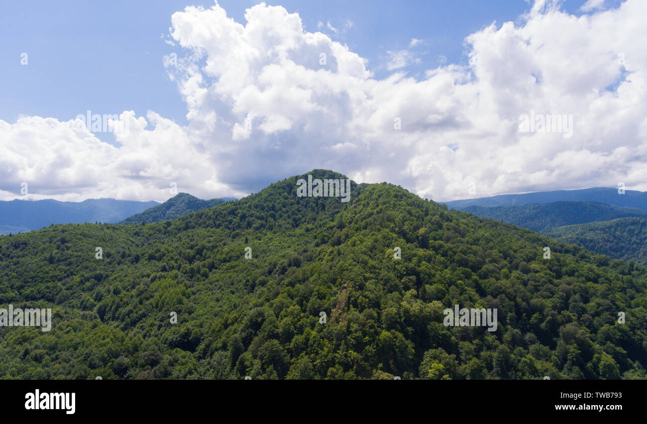 Aerial view summer mountain landscape hi-res stock photography and ...