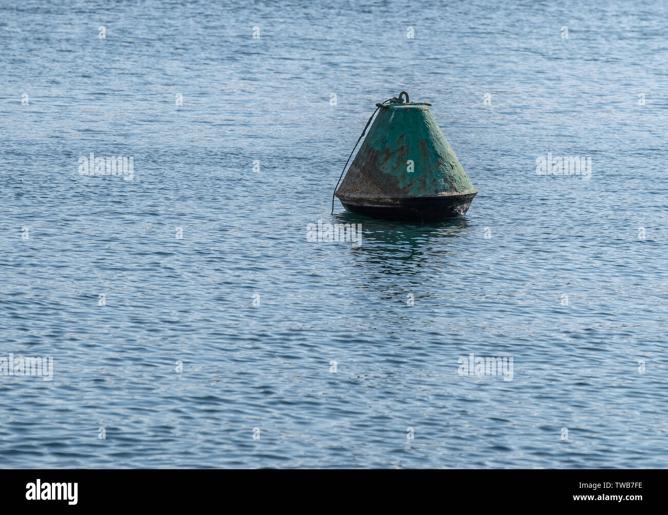 Old navigational buoy. Selective focus Stock Photo - Alamy