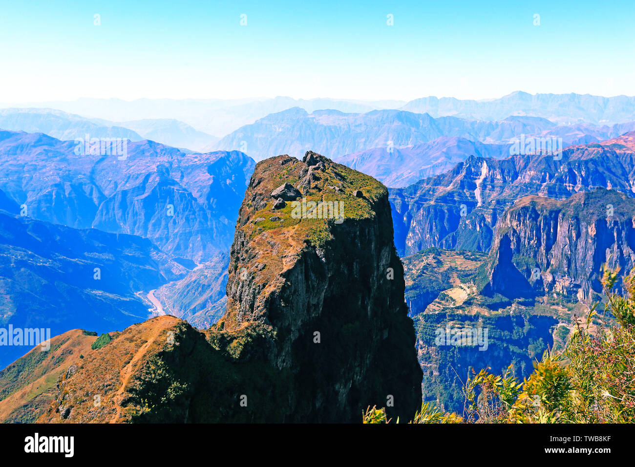 Natural Scenery Zhaotong Dashanbao Stock Photo - Alamy