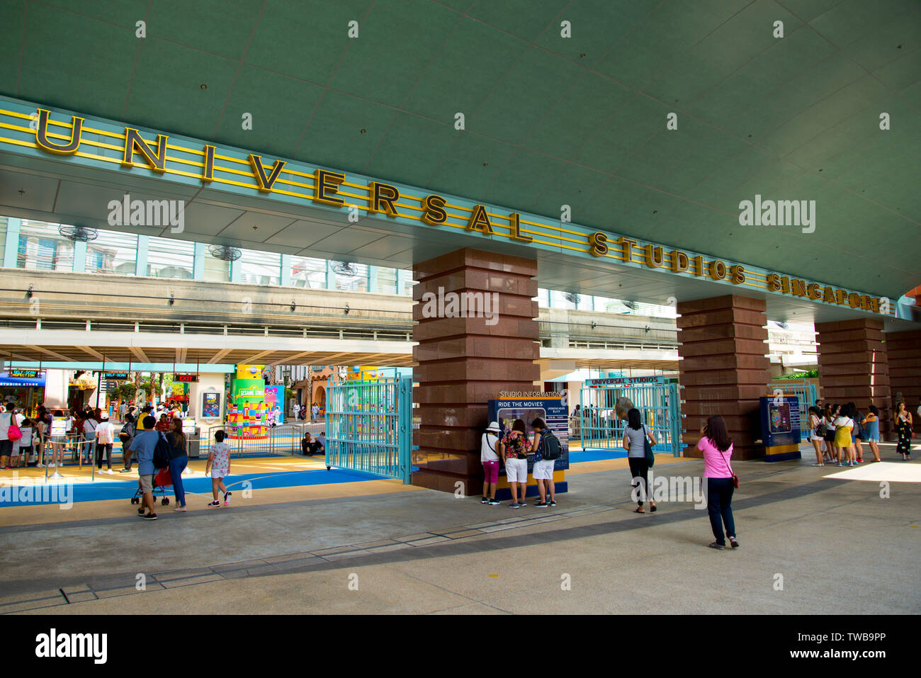 Universal Studios Singapore is a theme park located on Sentosa Island ...